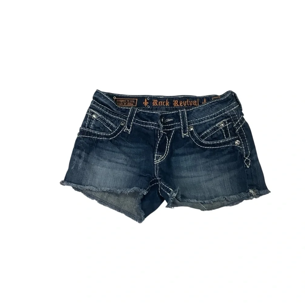 Rock Revival | Shorts | Rock Revival Scarlett Short Sz 28 Dark Blue ...
